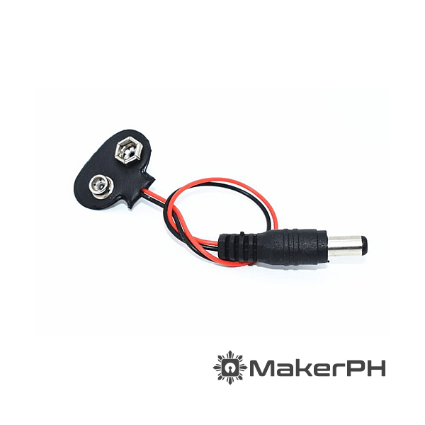 9v to Barrel Jack Adapter – MakerPH Electronics